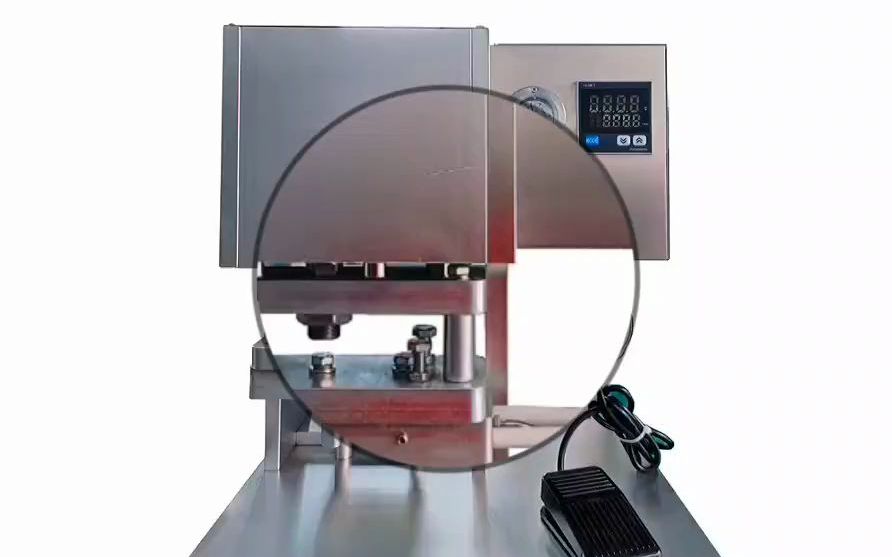 试剂管铝箔封口机热压面膜杯半自动封口机护肤品食品片膜香膏封口