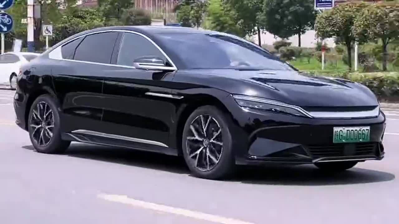 带你看新车之比亚迪汉EV,多帅