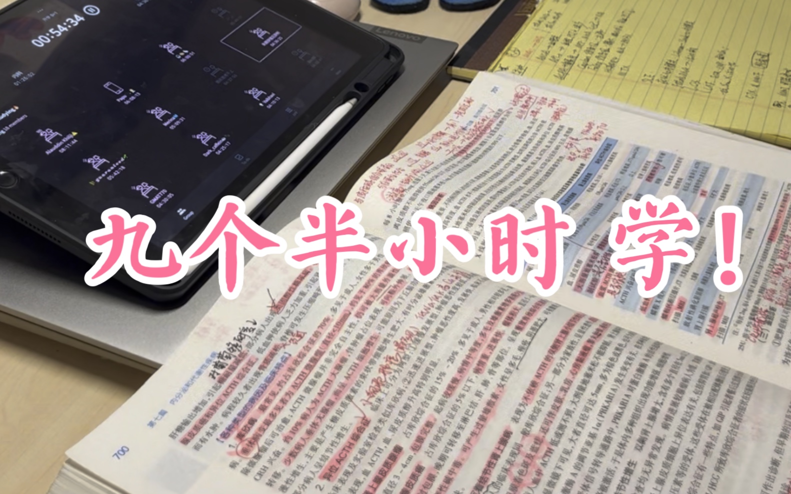 9.5h/985大四医学生日常学习记录/开开心心哒