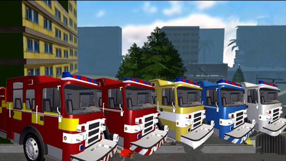 【永哥玩游戏】消防员驾驶消防车城市救火模拟器 消防车救援