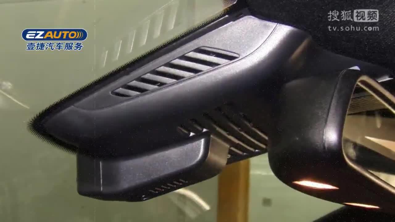 奔驰gla/c/e/glk/gle/glc加装隐藏式专用记录仪实拍