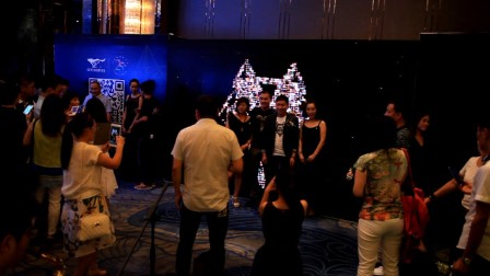 视耀数字传媒 3D微信签到活动现场