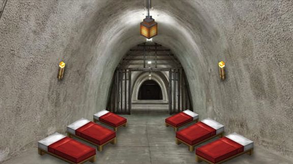 我的世界:2010-2019年,在碉堡里制作房子!