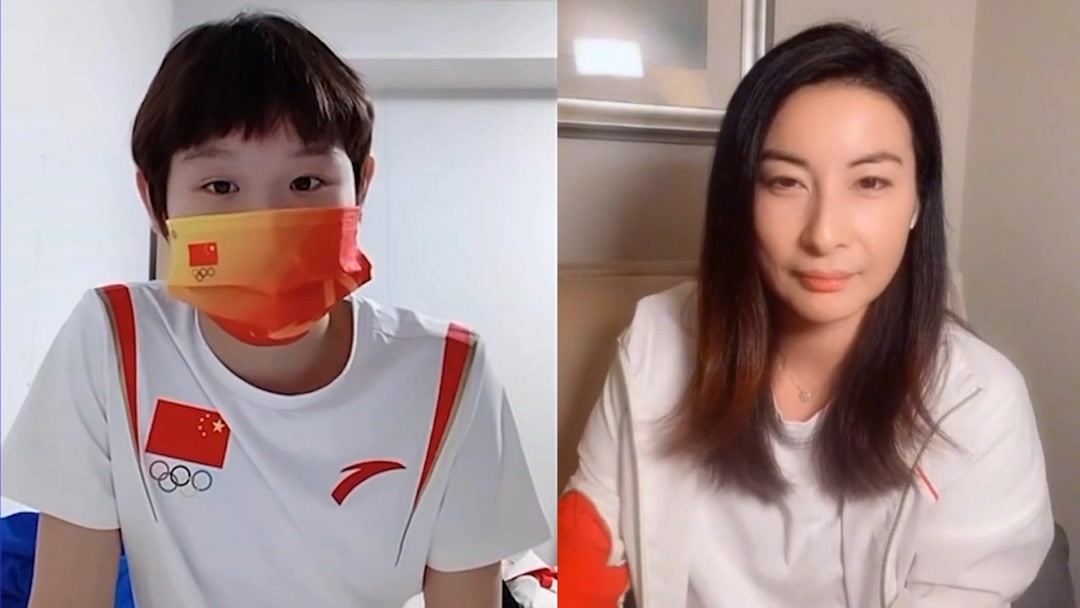张家齐谈奥运会碰到郭晶晶:她一直鼓励我加油!张家齐多惹人喜爱
