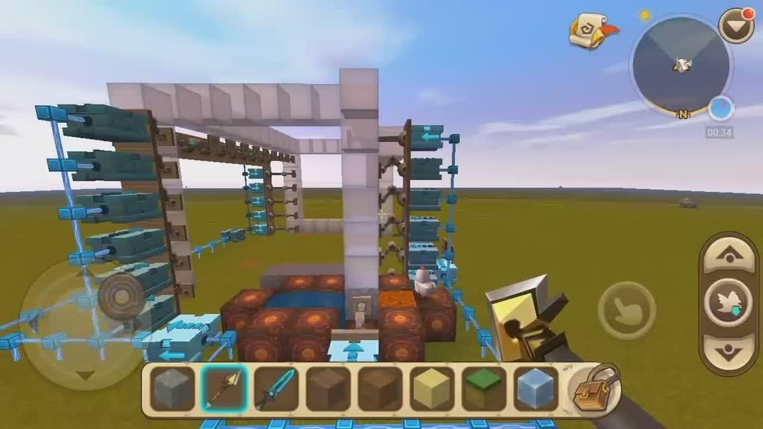 迷你世界自动建房机构造方法!