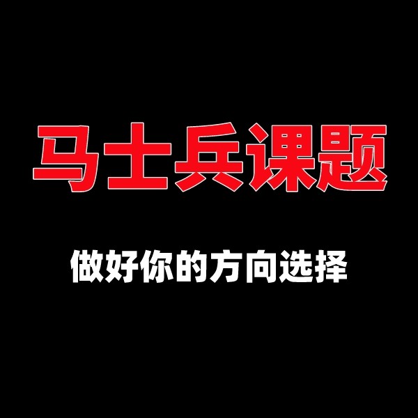 马士兵课题 