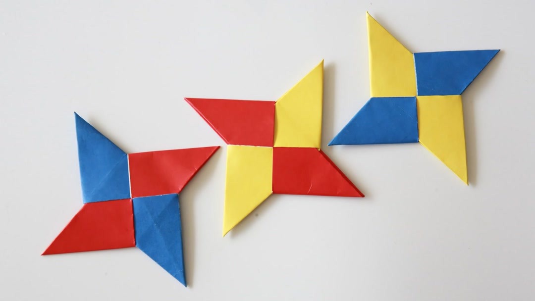 手工折纸一款非常简单的飞镖,飞镖折纸教程