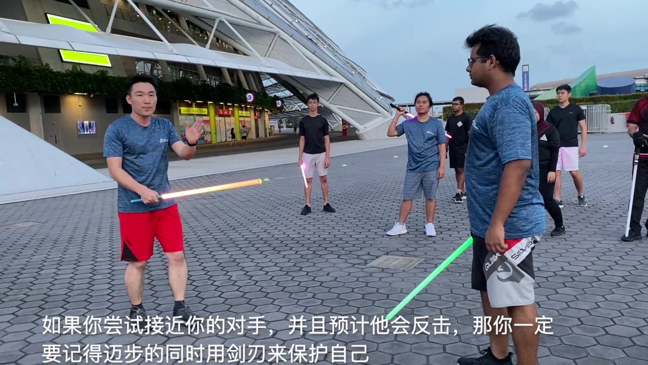 光剑实战剑法教学6:如何安全的接近对手并砍手