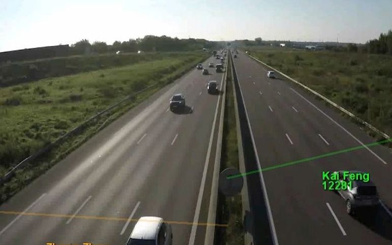 车流统计双向计数高速公路车辆计数系统道路交通流量计数统计公路...