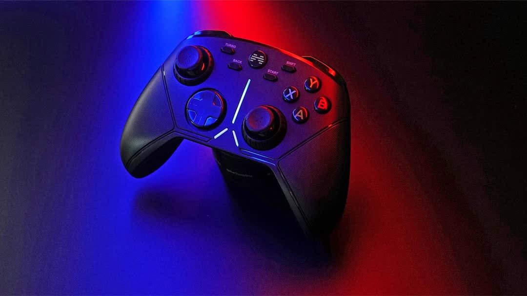 北通阿修罗3手柄开箱!摇杆灵敏度、扳机键程皆可调