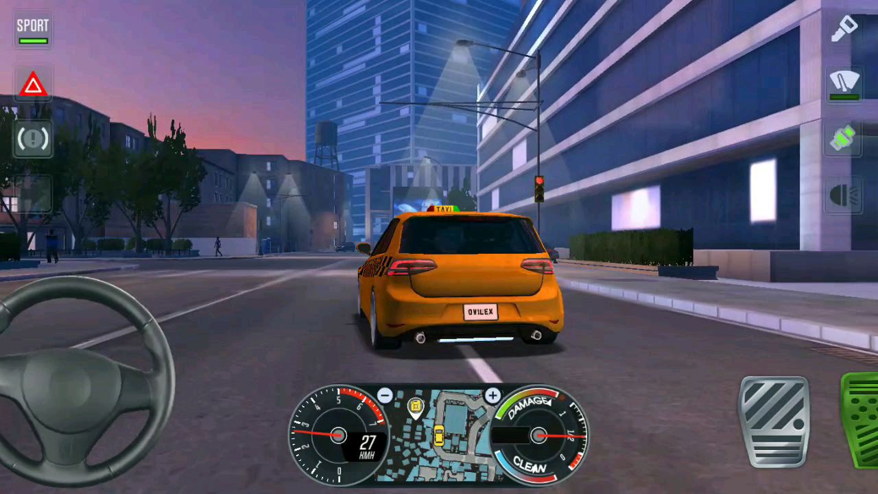 模拟出租车驾驶,这位乘客您好,我要开始加速了