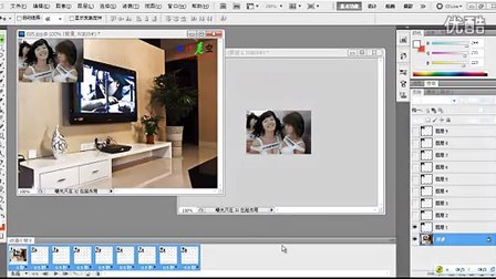 动态图片叠加到静态图片上演示
