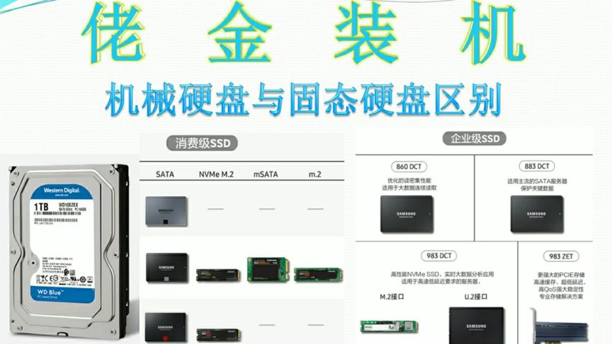 机械硬盘与固态硬盘区别