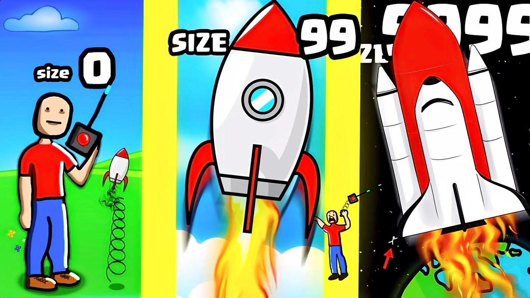 Roblox火箭模拟器!升级火箭发射进入外太空?咯咯多解说