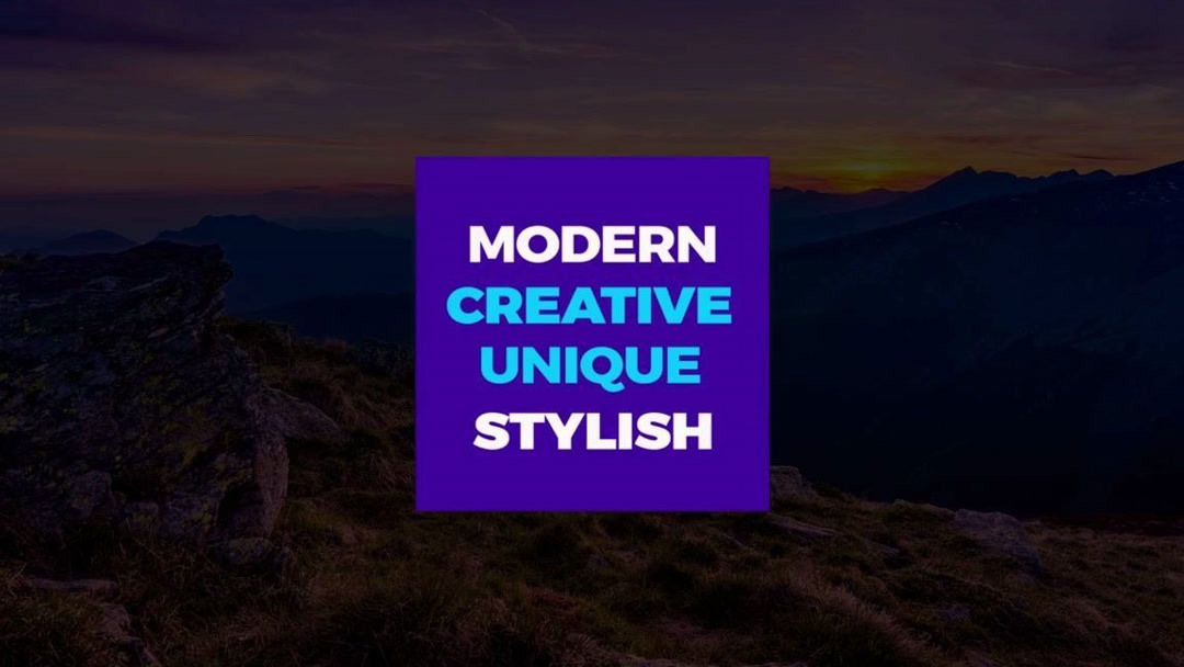 Pr字幕条模板 16组彩色通用全屏动画文字标题排版 Pr素材