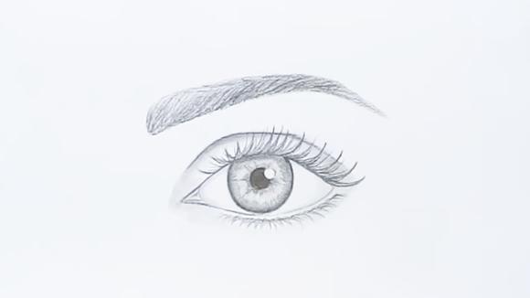 动漫人物眼睛的简单画法 零基础绘画小教程 一学就会!
