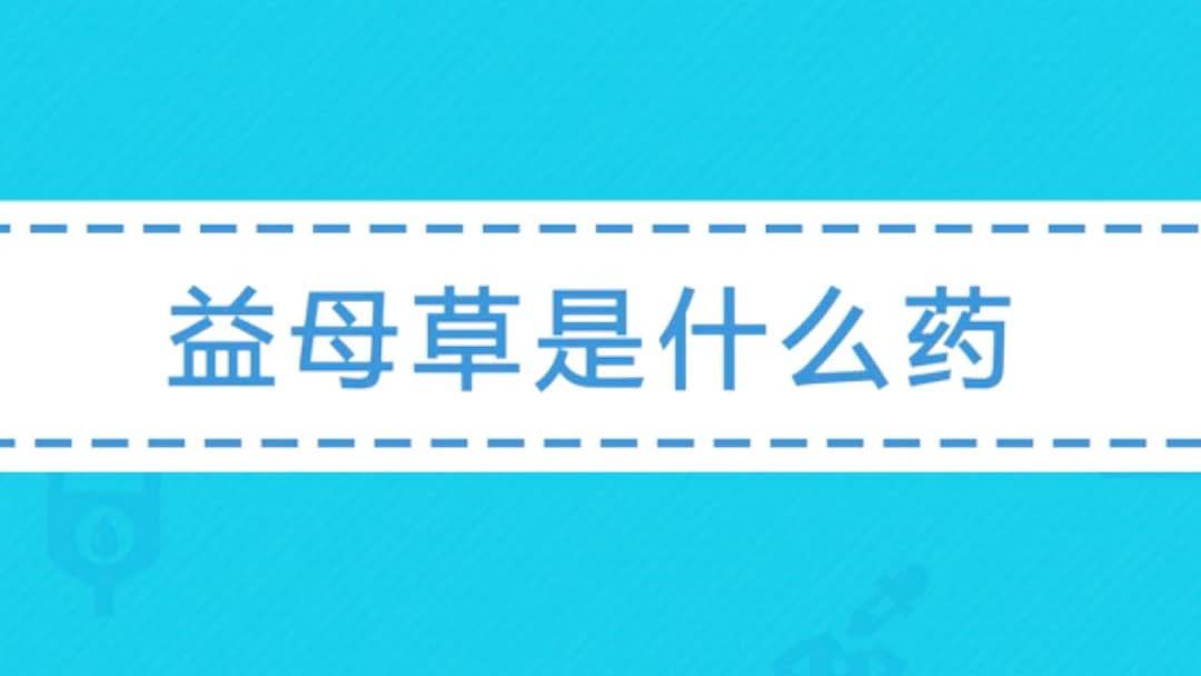 中药益母草的功效和主治病症 吃药时一定要忌食这些食物!