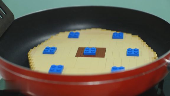 乐高lego大厨教你如何制作正宗的乐高积木蓝莓馅饼 #乐高定格动画