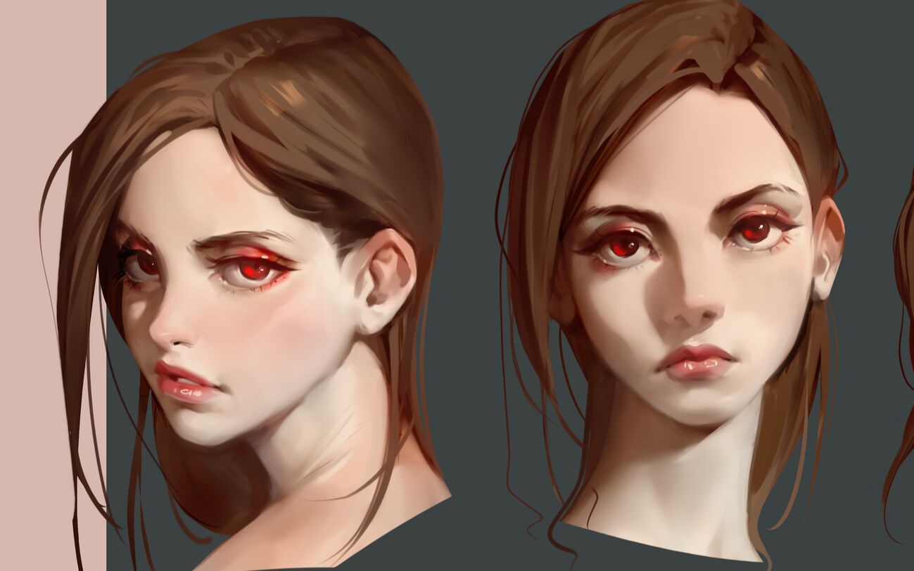 zbrush新手教程:3D美型女性人物角色五官雕刻设计思路