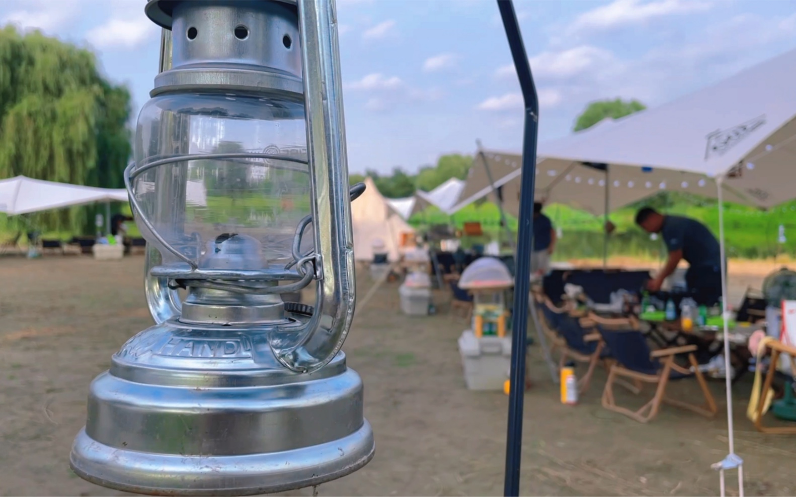 #露营 时碰上有组织的活动也不错