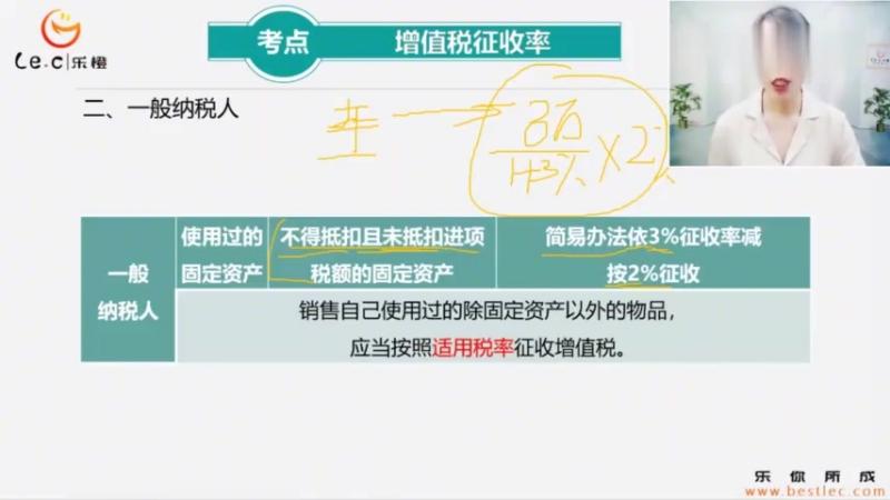 经济法基础|第4章 第2节 考点 增值税征收率