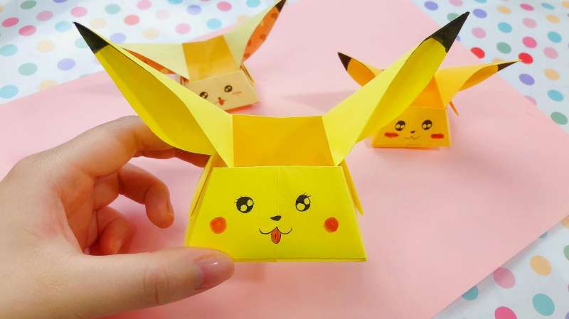 一不小心被萌化的皮卡丘收纳盒,太可爱了吧,真的一看就会!