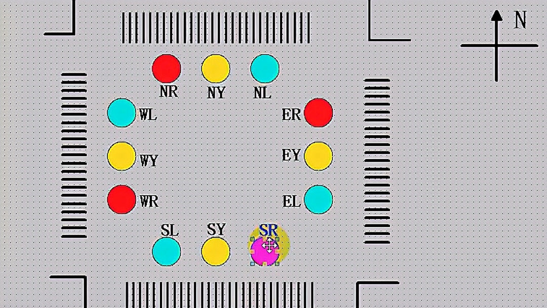 红绿灯触摸屏程序编写