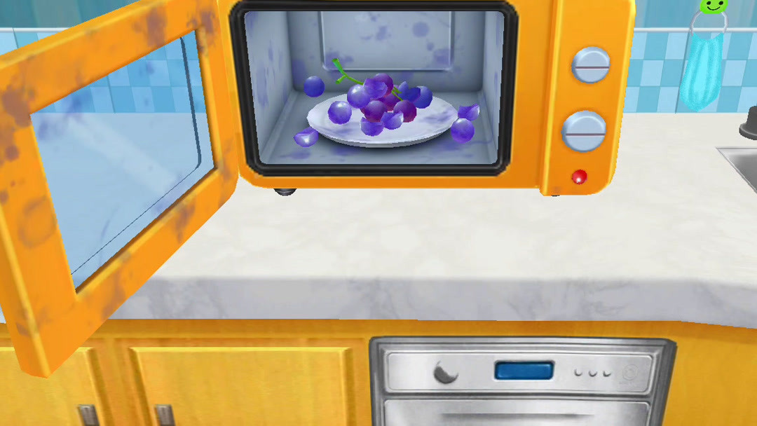 大头儿子围裙妈妈普及微波炉安全使用方法游戏