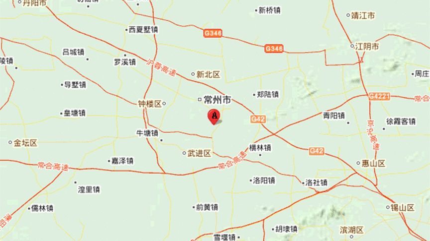 江苏常州市天宁区附近发生4.3级左右地震,南京、上海等地有震感