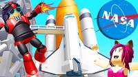 Roblox自然灾害模拟器,乘坐阿波罗火箭飞向宇宙