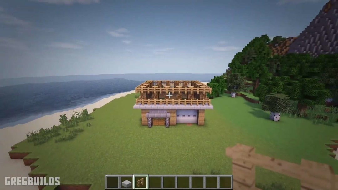 【我的世界建筑教程】教你建造一个现代小屋