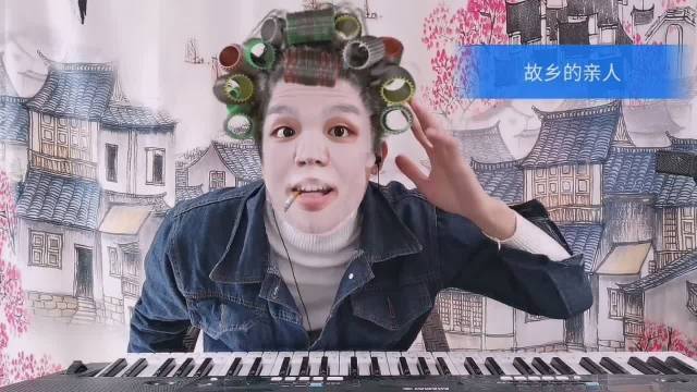 学琴第5天:故乡的亲人,练弹了一个下午了