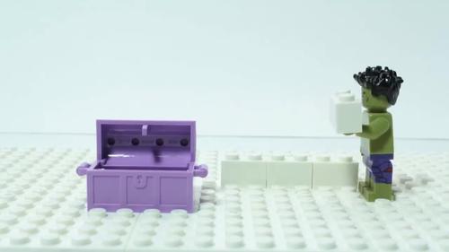 定格动画:绿巨人化身搬砖人搭建厨房,怎料小丑又来搞破坏