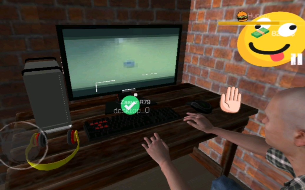 【网吧模拟器】网吧老板像个小学生一样围观NPC玩赛车