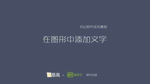 excel2007中怎么在插入的自选图形上面输入文字