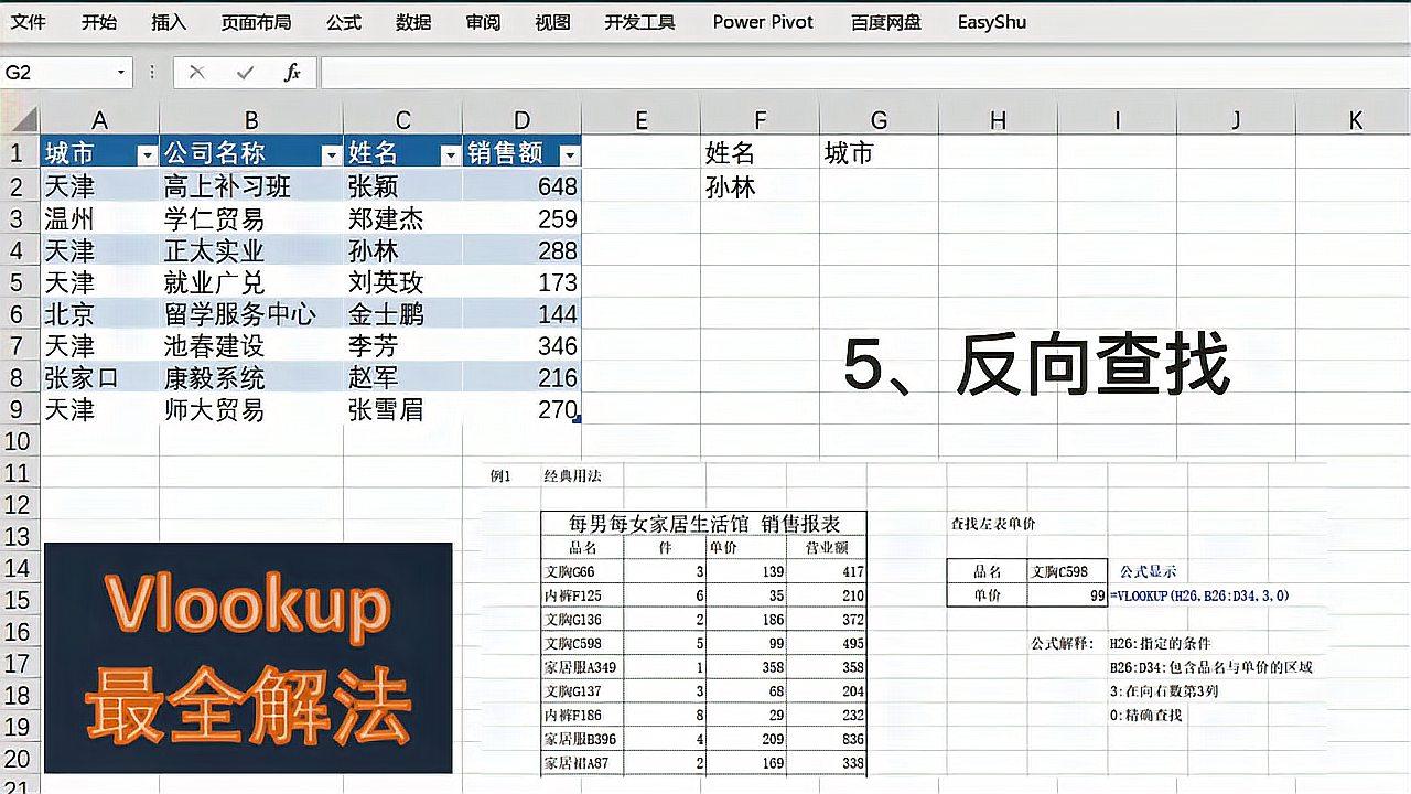 Vlookup的11种用法大全-中