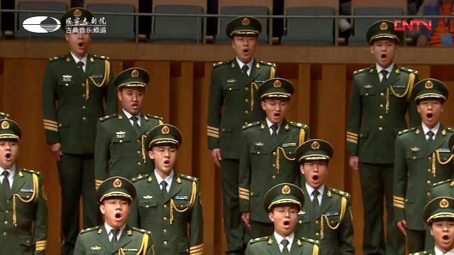 中国武警男声合唱团演唱《无衣》,岂曰无衣,与子同袍!