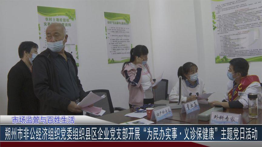 朔州市非公经济组织党委开展为民办实事·义诊保健康主题党日活动