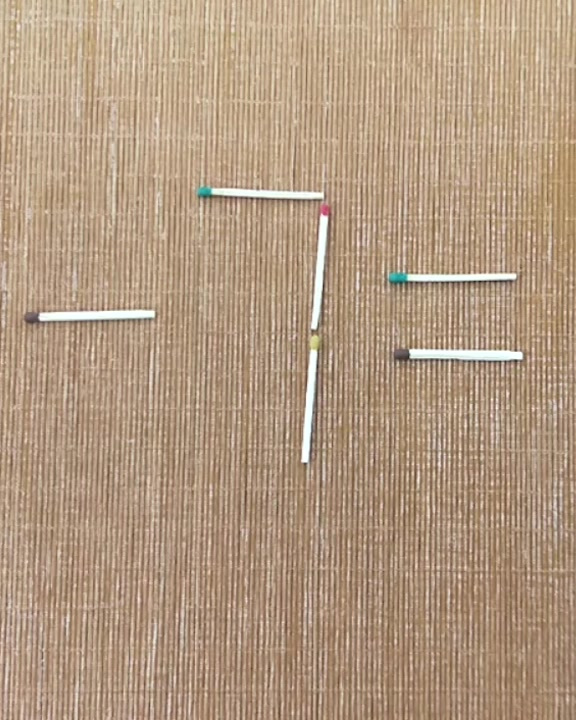 如何移动1根火柴使等式成立 一道有趣的智力测试题