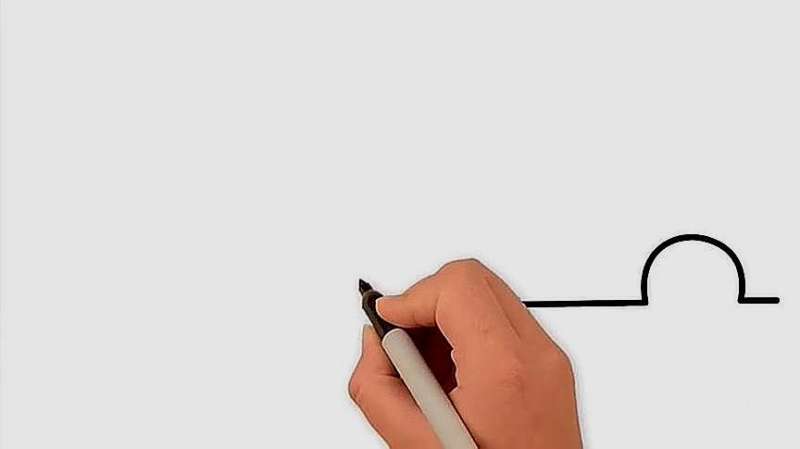 儿童简笔画:金粉警车画画