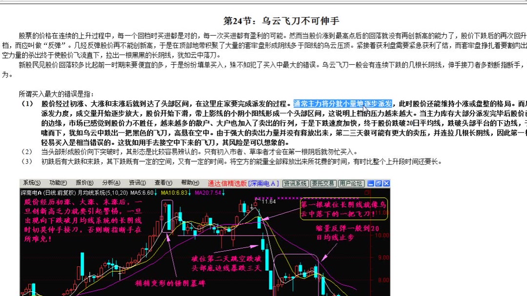 分析指标以及技术的探讨
