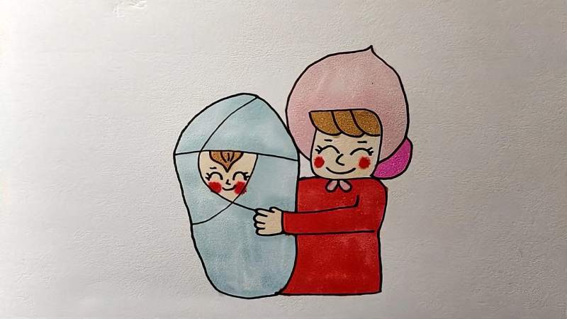 画画课堂:零基础学画画快速教学,妈妈是女神