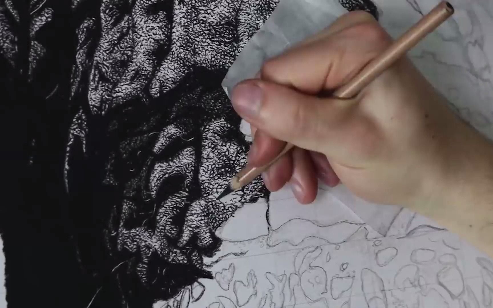 我从未见过如此彪悍的手绘!