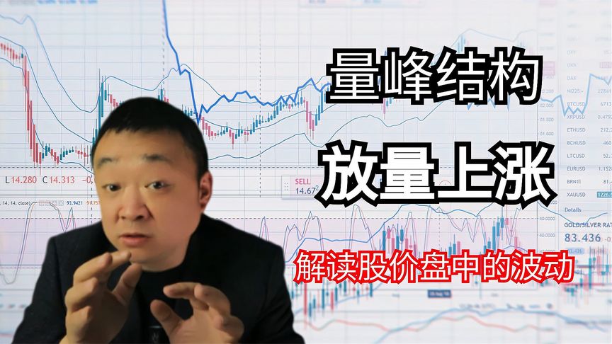 k图成交量的核心之一:放量上涨的量峰结构,看懂股价盘中的波动