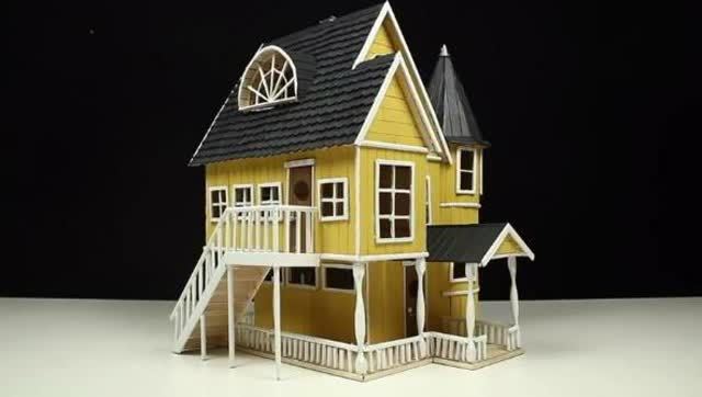 用700根冰棍做的小屋,这手工过程值得标价899么