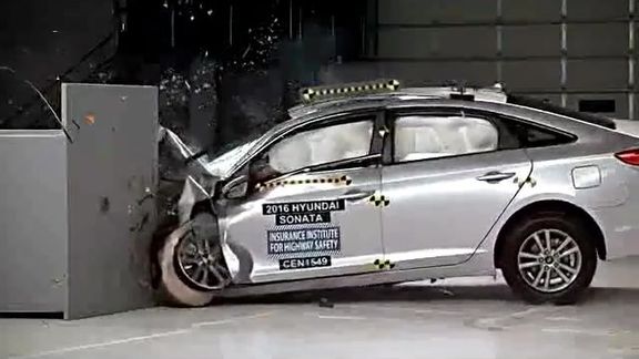 -现代索纳塔九 获顶级安全评级-IIHS碰撞测试