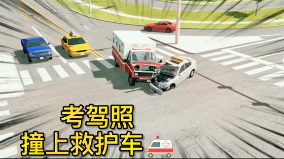 车祸模拟器110 菜到没朋友 去考驾照把驾校都给考倒闭了