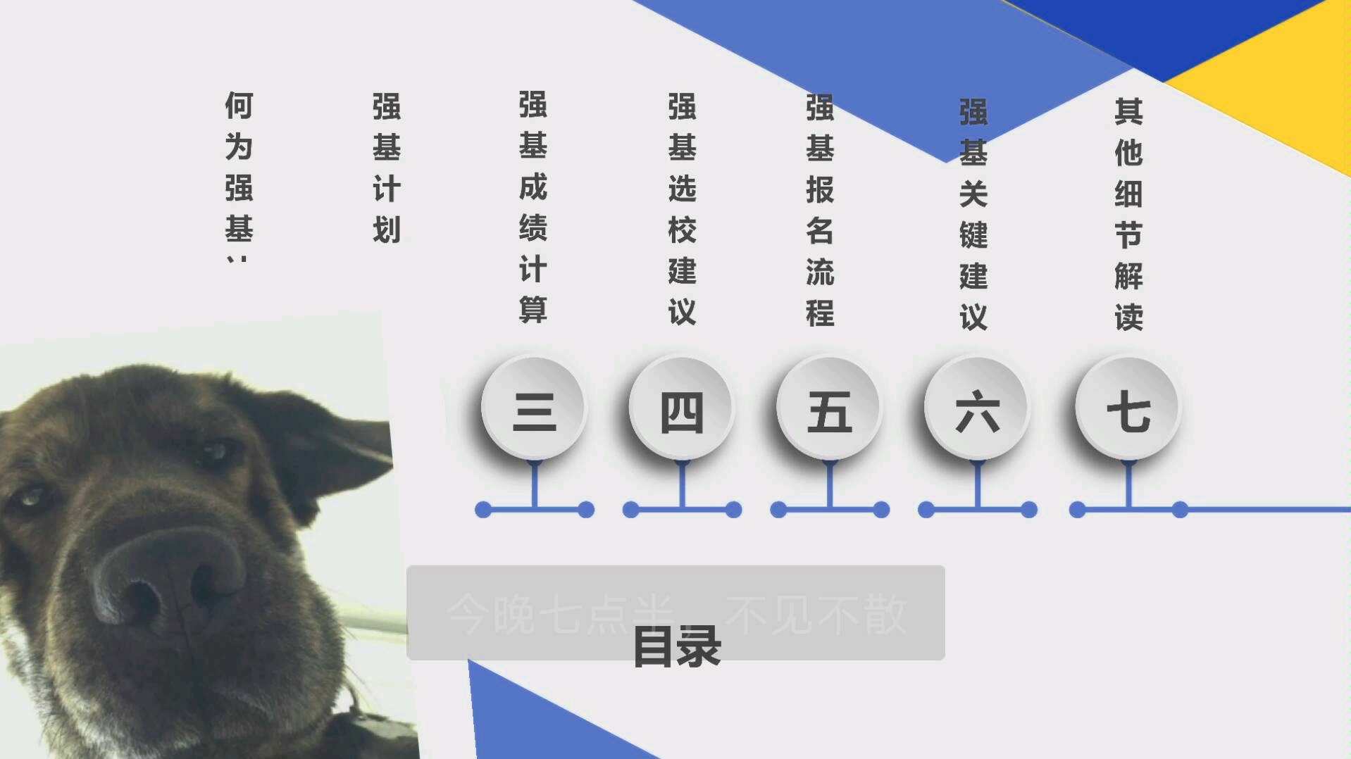 今晚七点半,哔哩哔哩直播:强基计划专题讲座。