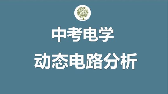 中考物理:电学动态电路分析