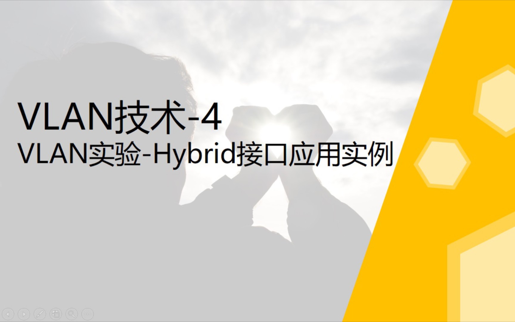 VLAN技术-4-实验Hybrid接口应用实例